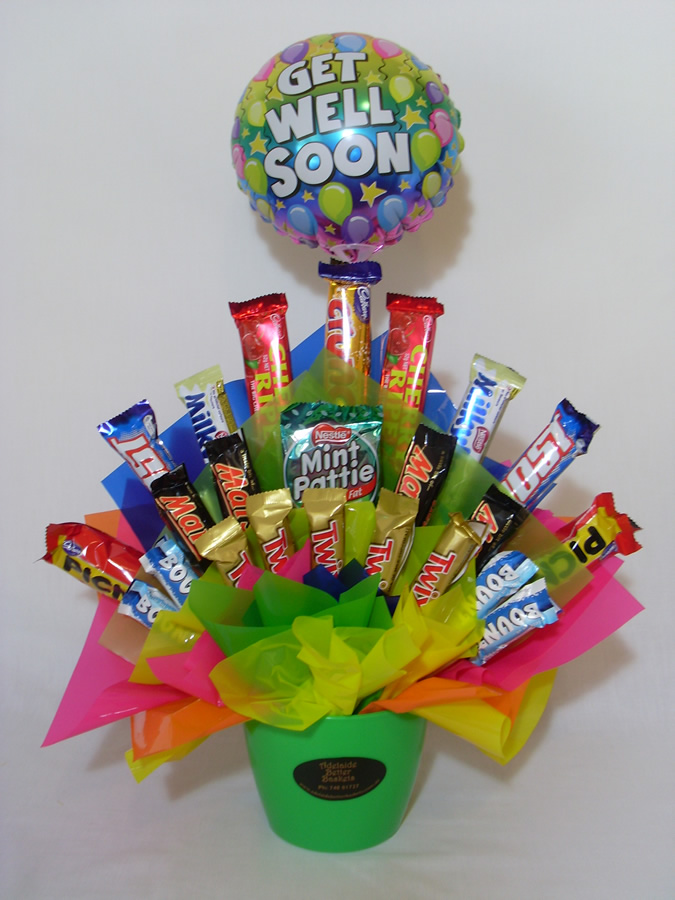 Get Well Candy Gift Baskets